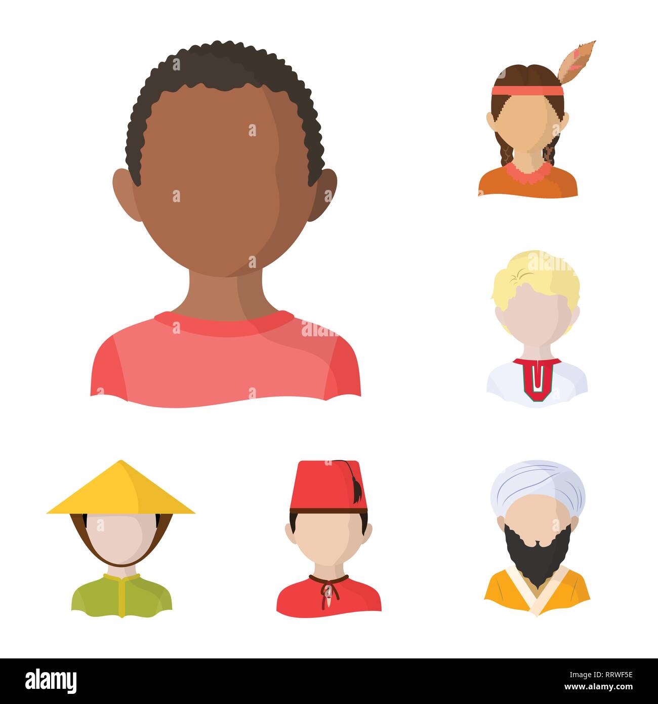 Vector illustration of nation and race logo. Set of nation and user ... Vector illustration of nation and race logo. Set of nation and user ...