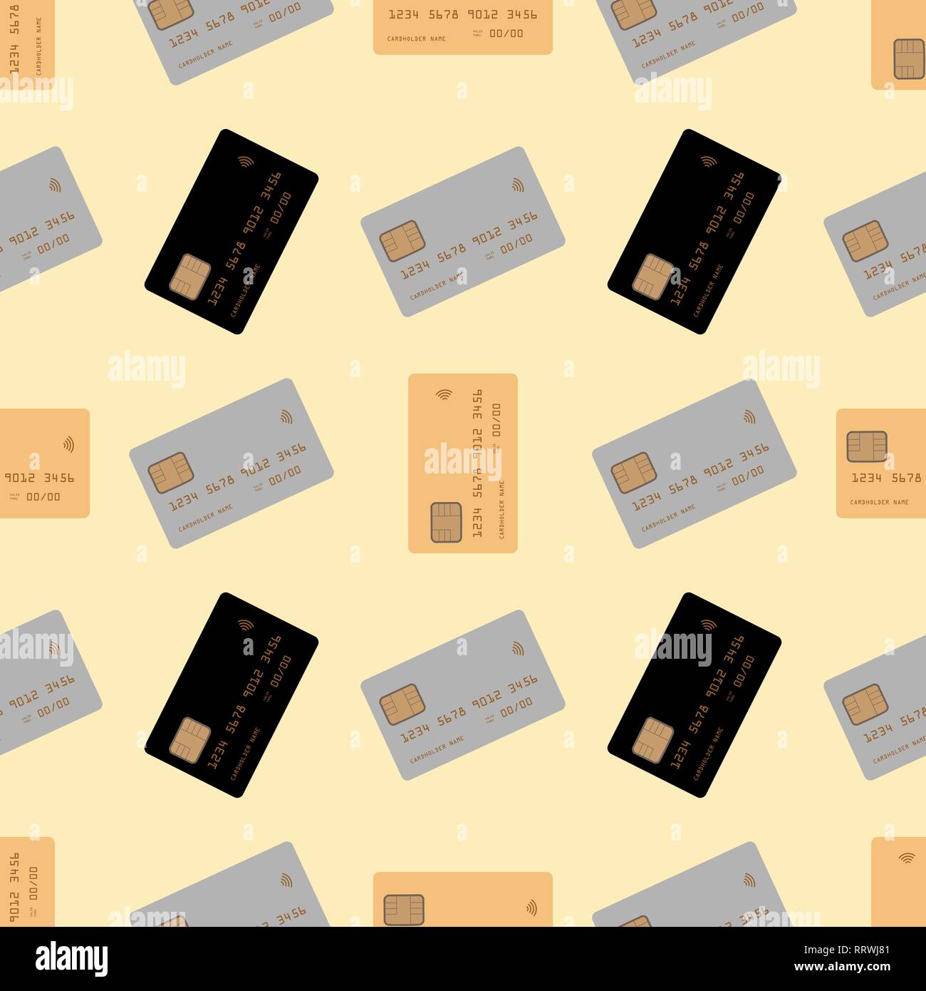 Credit cards stack Stock Vector Images - Alamy