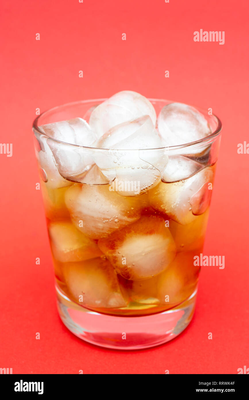 Cold drink with ice Stock Photo - Alamy