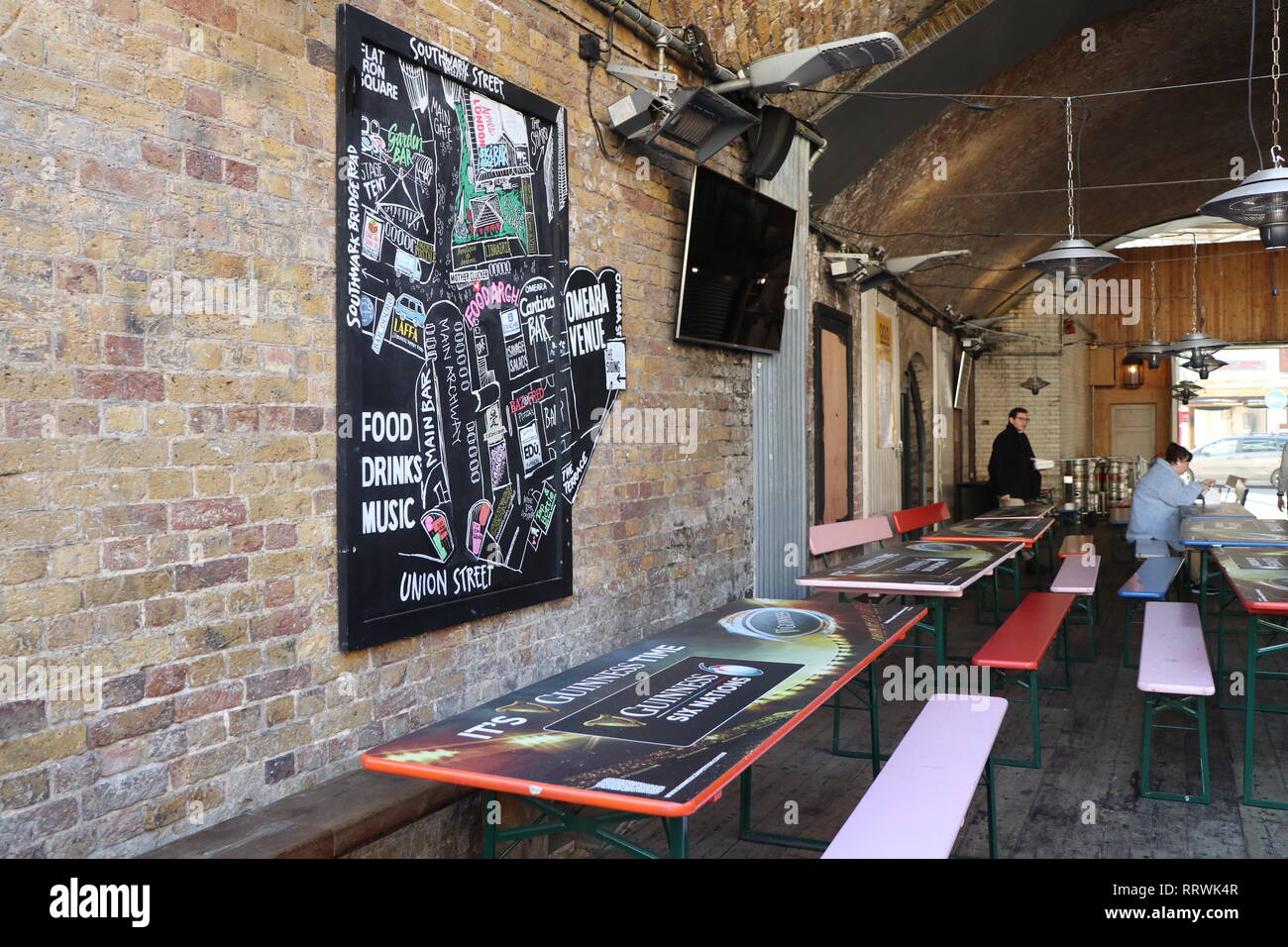 Better Bankside The Low Line South London Stock Photo - Alamy