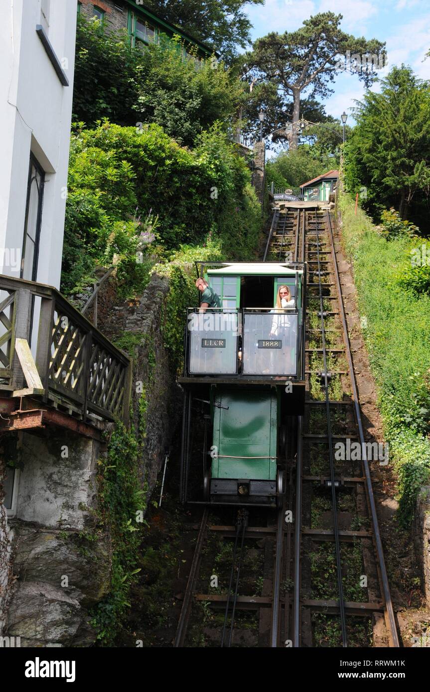 The Lynton and Lynmouth Cliff Railway Stock Photo - Alamy