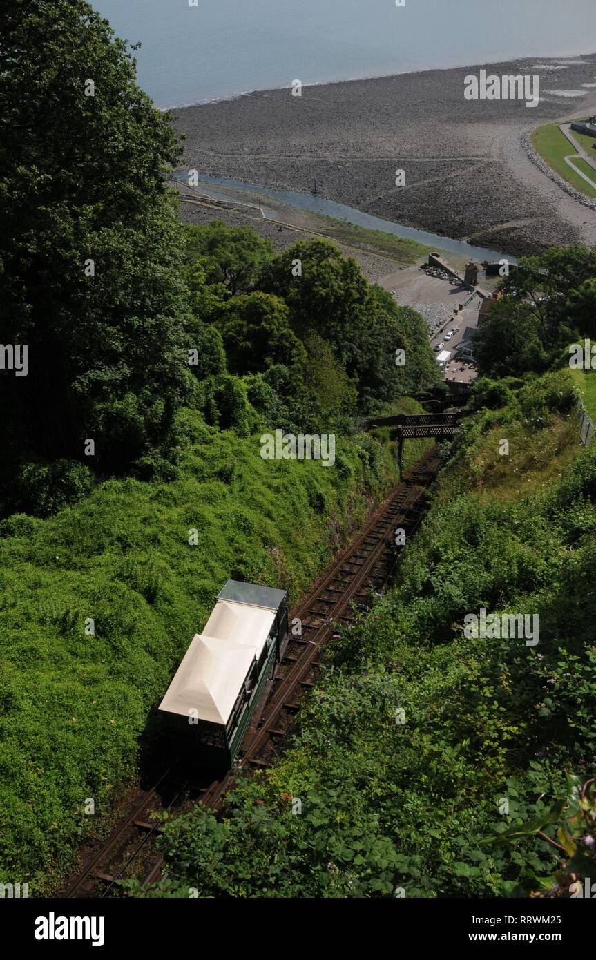 The Lynton and Lynmouth Cliff Railway Stock Photo - Alamy