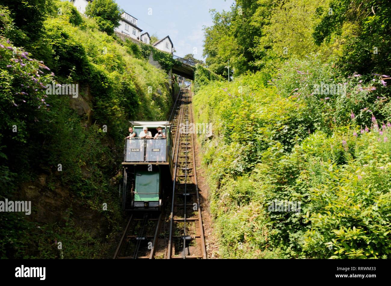 The Lynton and Lynmouth Cliff Railway Stock Photo - Alamy