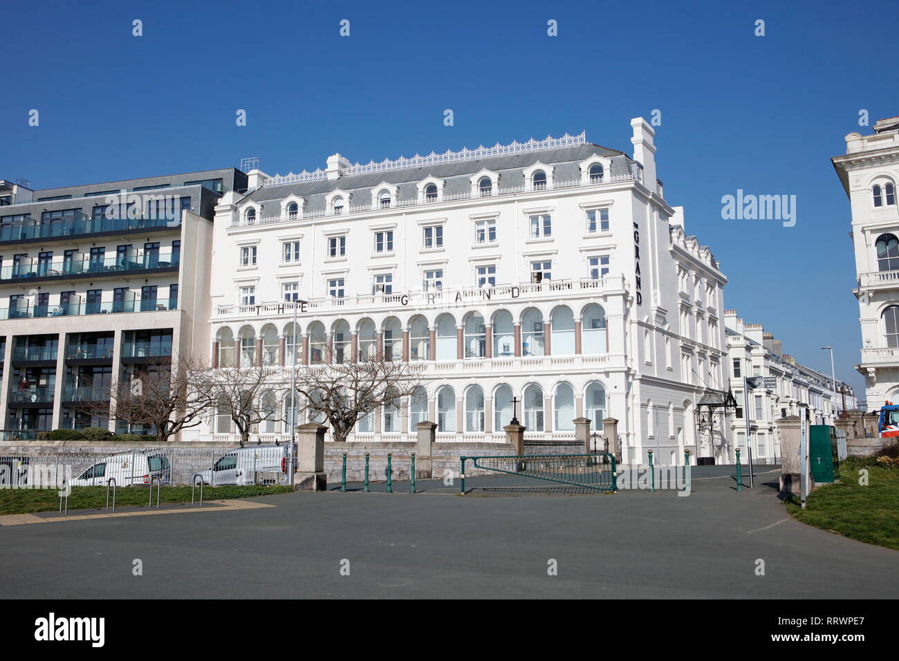 Plymouth, Devon, UK. 26th February, 2019. Victorian architecture along ...
