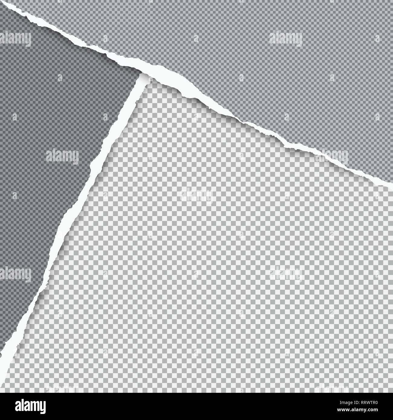 Torn corners Stock Vector Images - Alamy