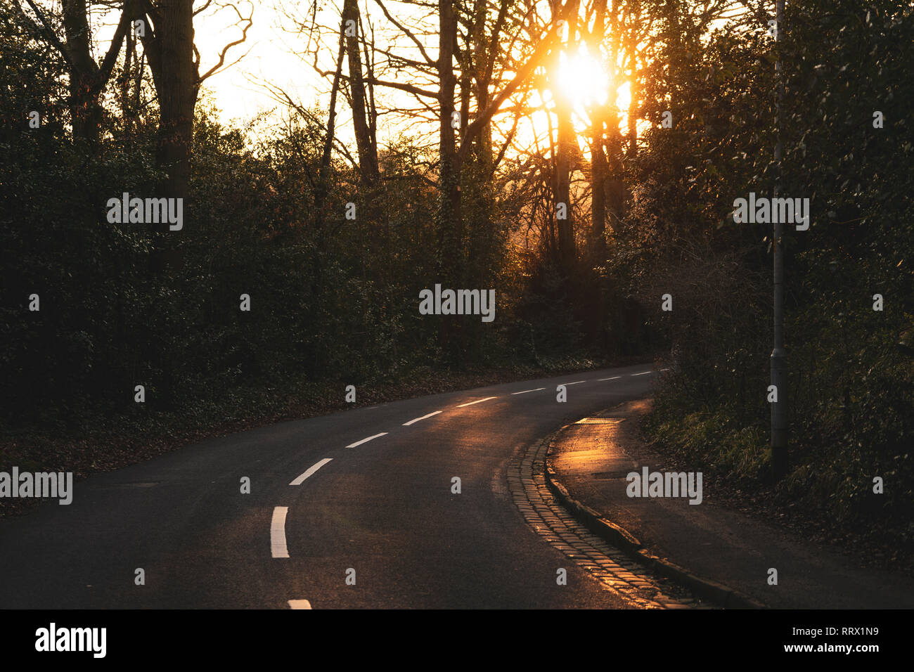Turns in the road, background images Stock Photo - Alamy