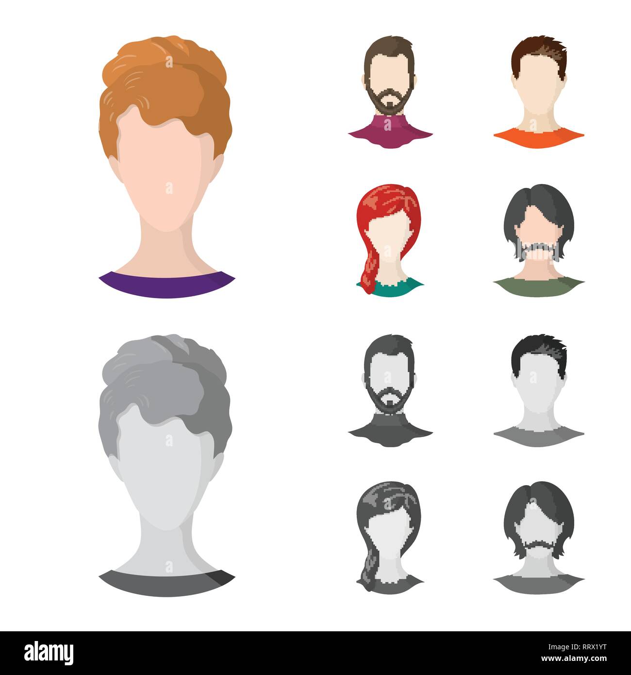 Vector illustration of professional and photo logo. Collection of ...