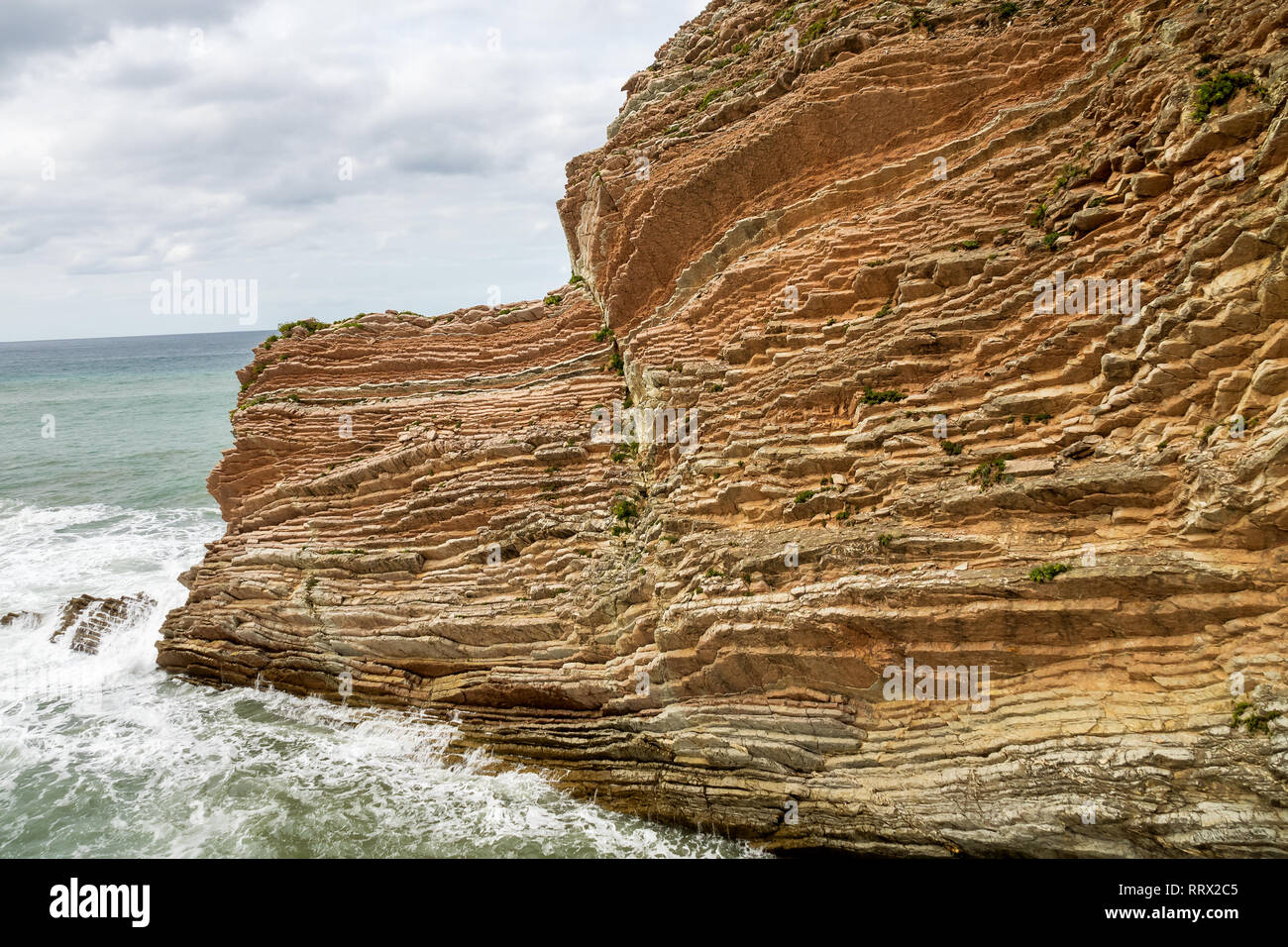 A sequence of sedimentary rock layers hi-res stock photography and ...