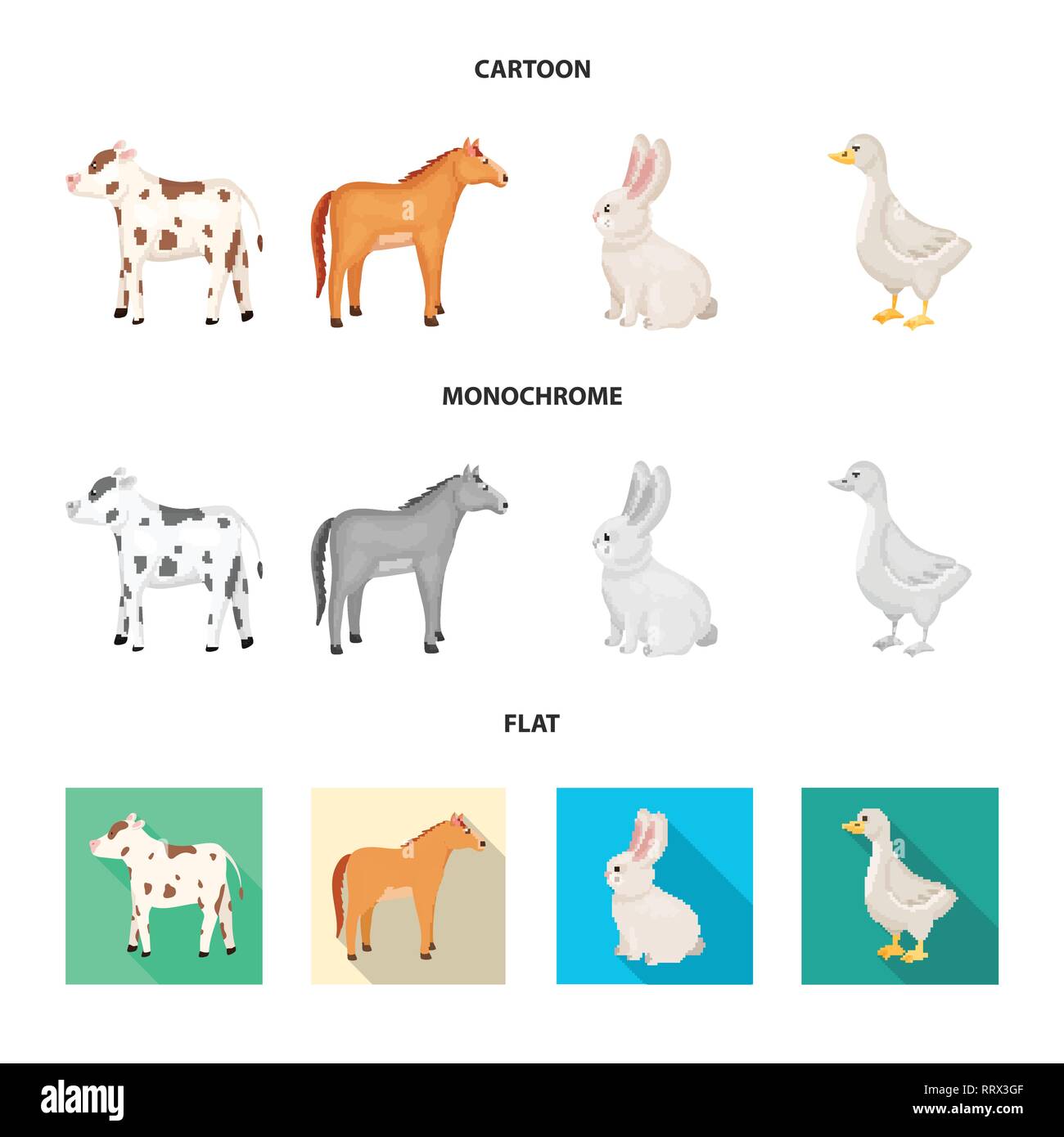 Vector design of breeding and kitchen sign. Collection of breeding and ...