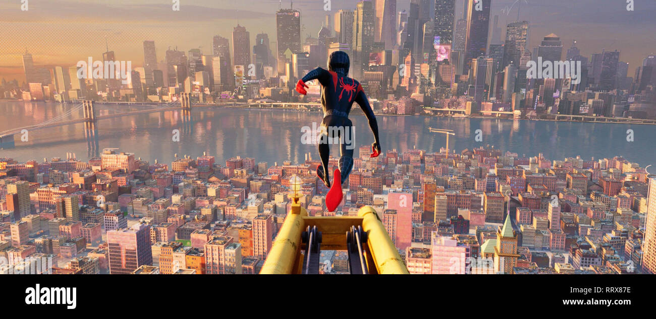 USA. A scene from the ©Columbia Pictures new movie: Spider-Man: Into ...