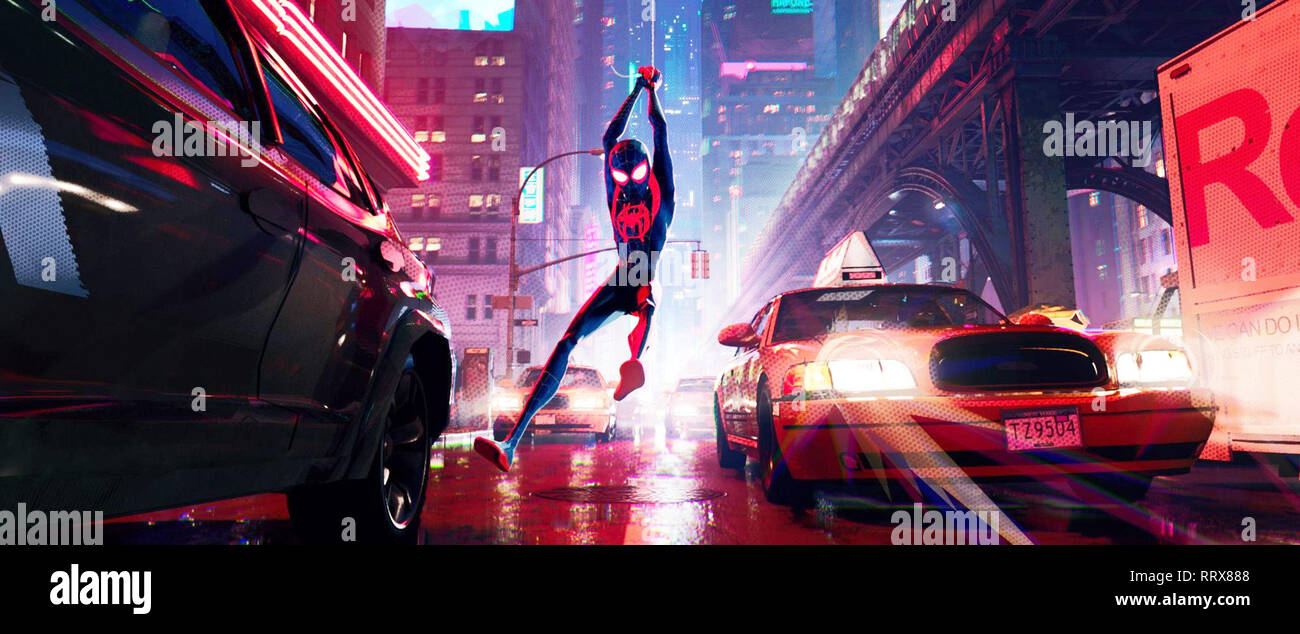 USA. A scene from the ©Columbia Pictures new movie: Spider-Man: Into ...