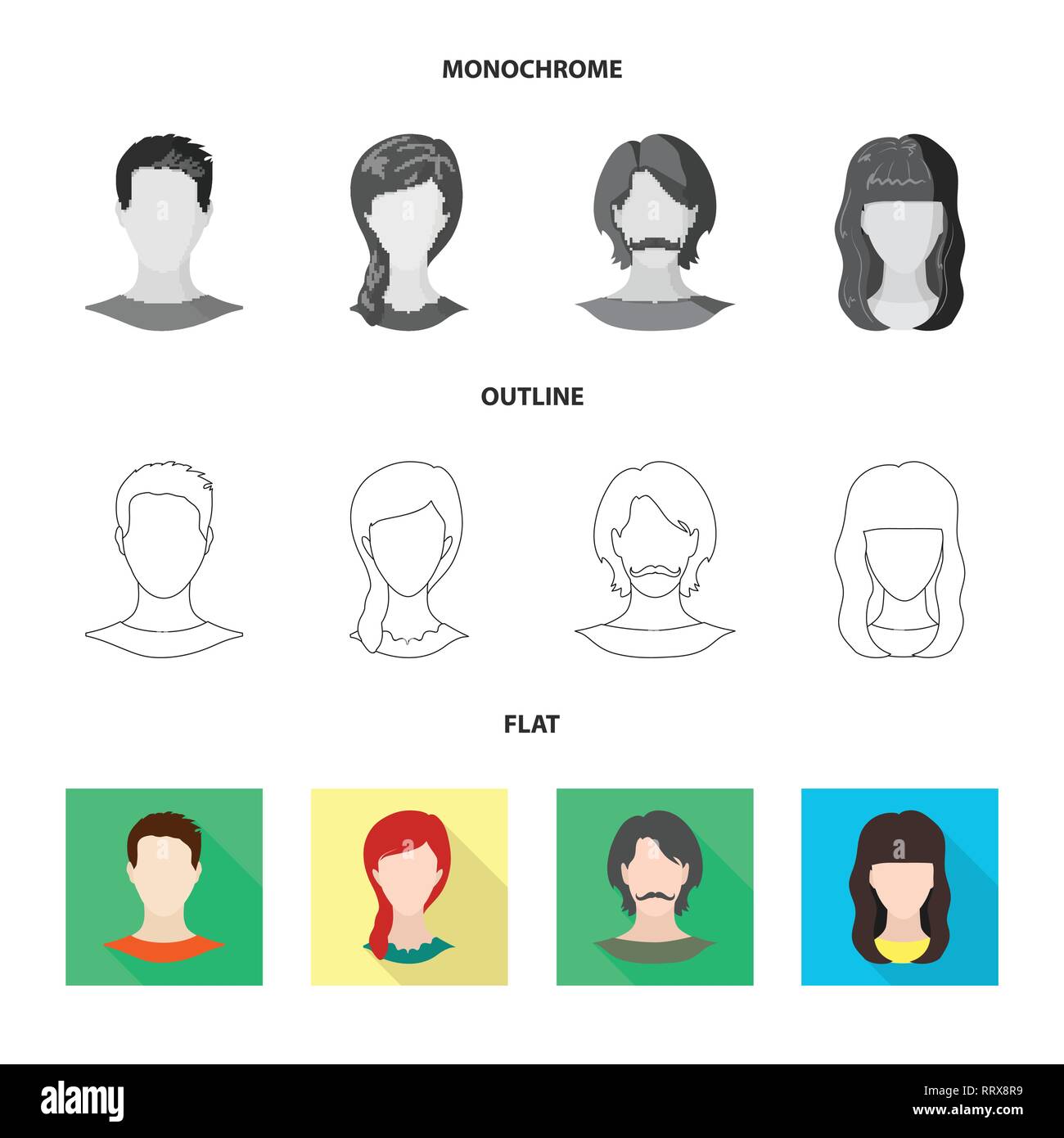 Vector design of professional and photo icon. Set of professional and ...
