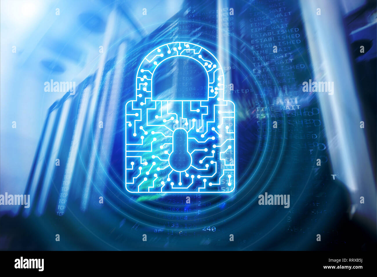 Cyber Security lock icon Information Privacy Data Protection internet ...