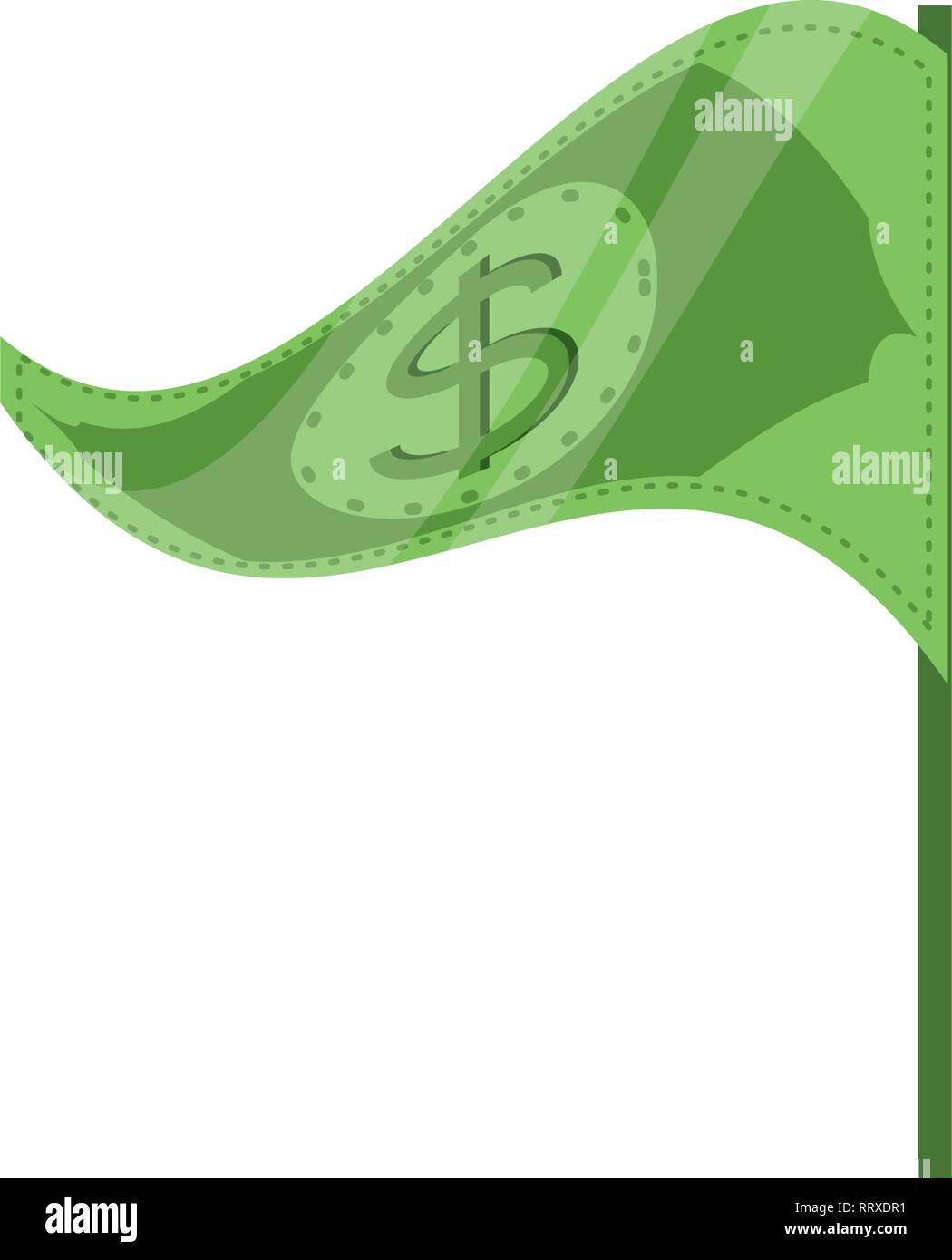 American dollar bill flag Stock Vector Images - Alamy