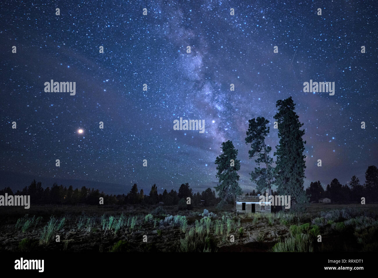 Desert town night hi-res stock photography and images - Alamy