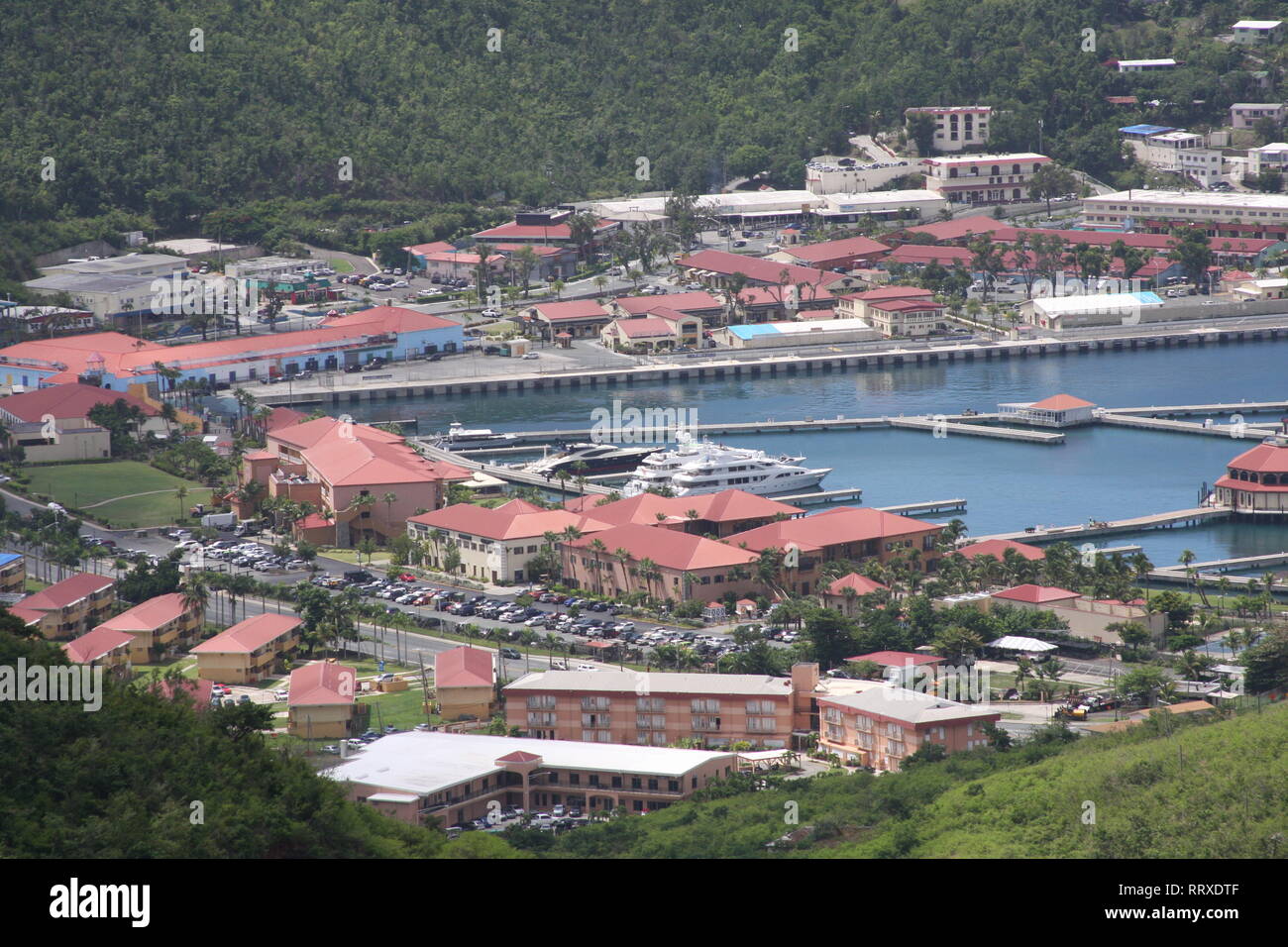 St Thomas Harbor Stock Photo - Alamy