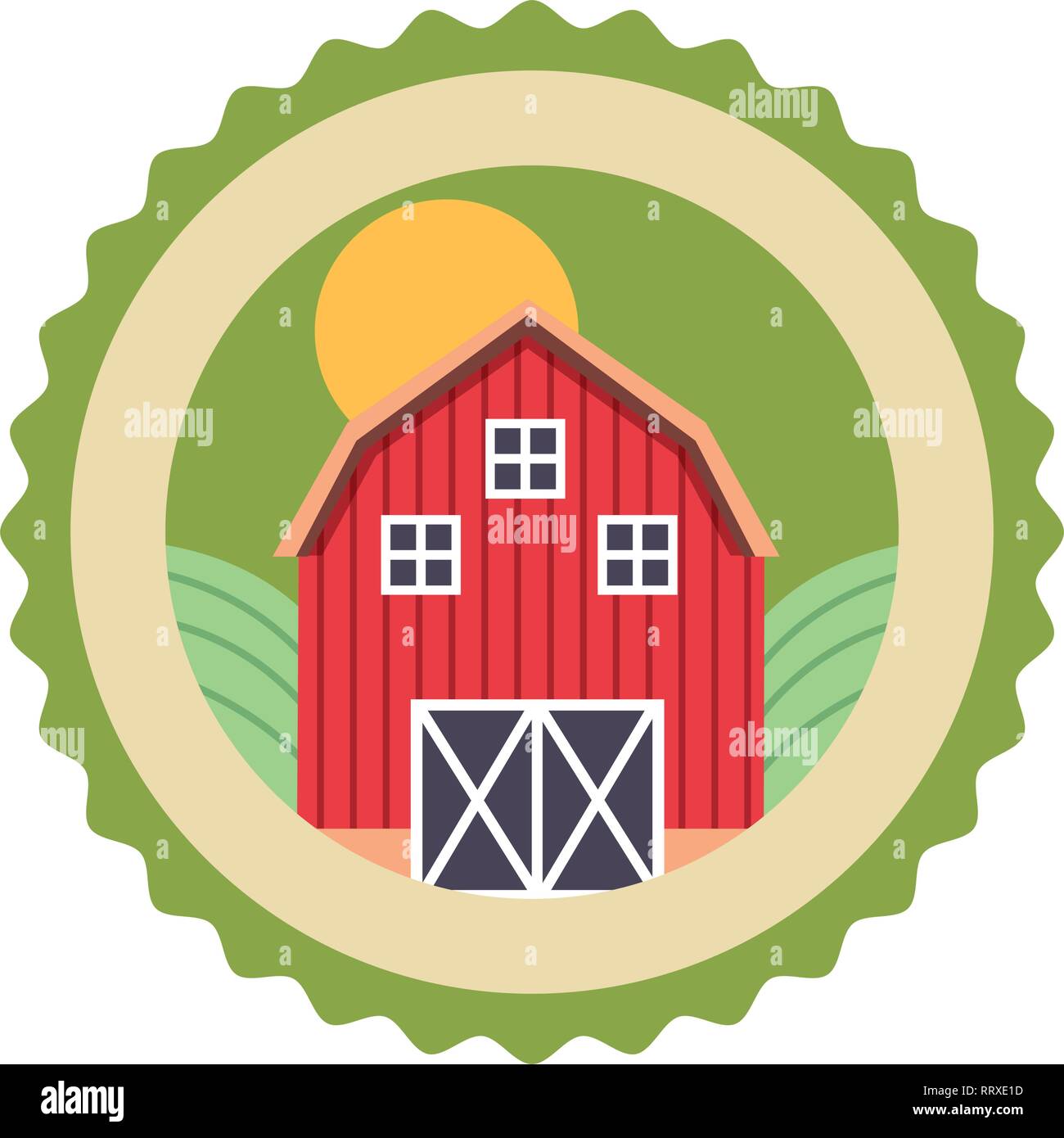 barn farm fresh Stock Vector Image & Art - Alamy