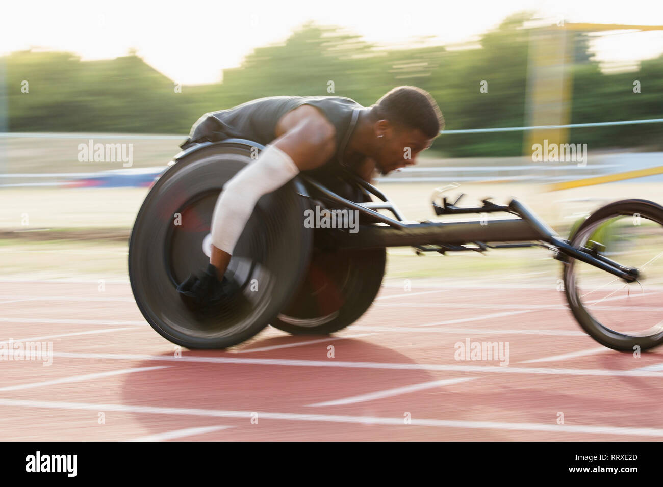 Black paraplegic athlete hi-res stock photography and images - Alamy