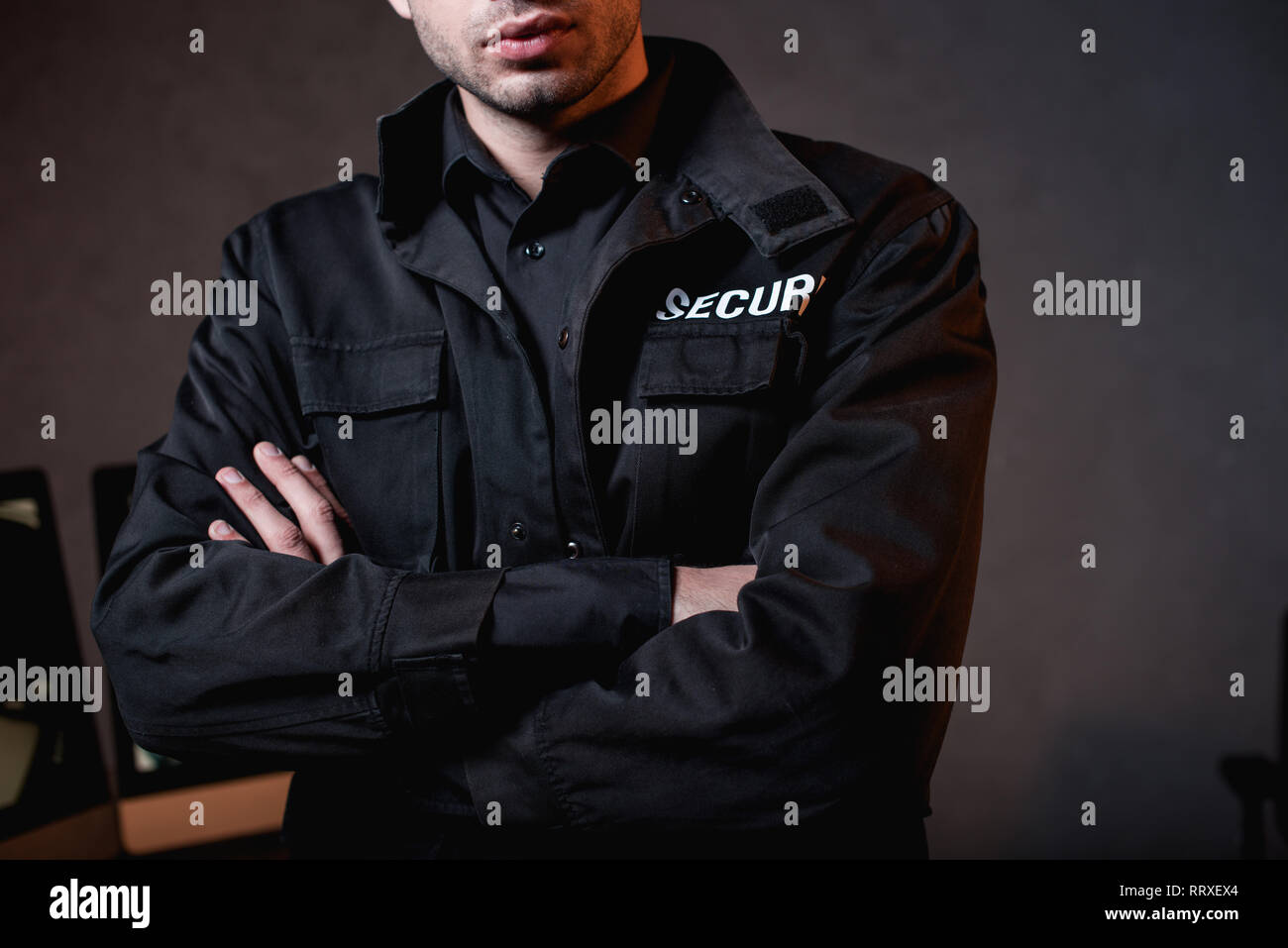 Security guard arms crossed hi-res stock photography and images - Alamy