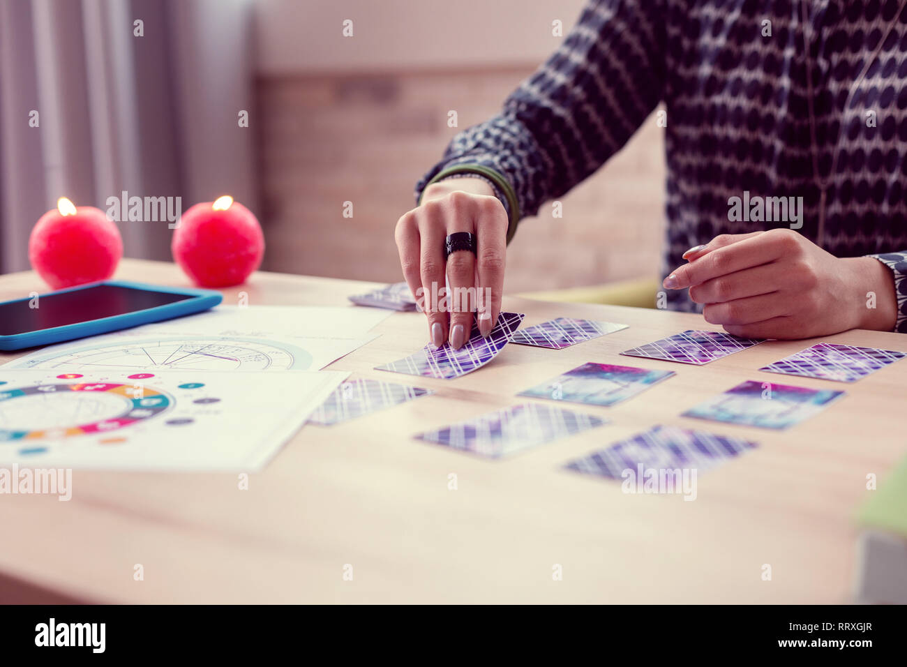Close up of a card being opened Stock Photo - Alamy