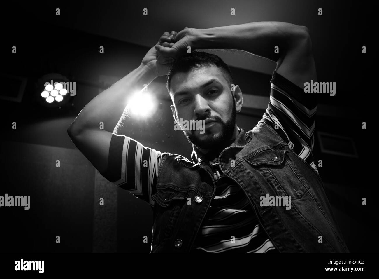 Man dancing Black and White Stock Photos & Images - Alamy