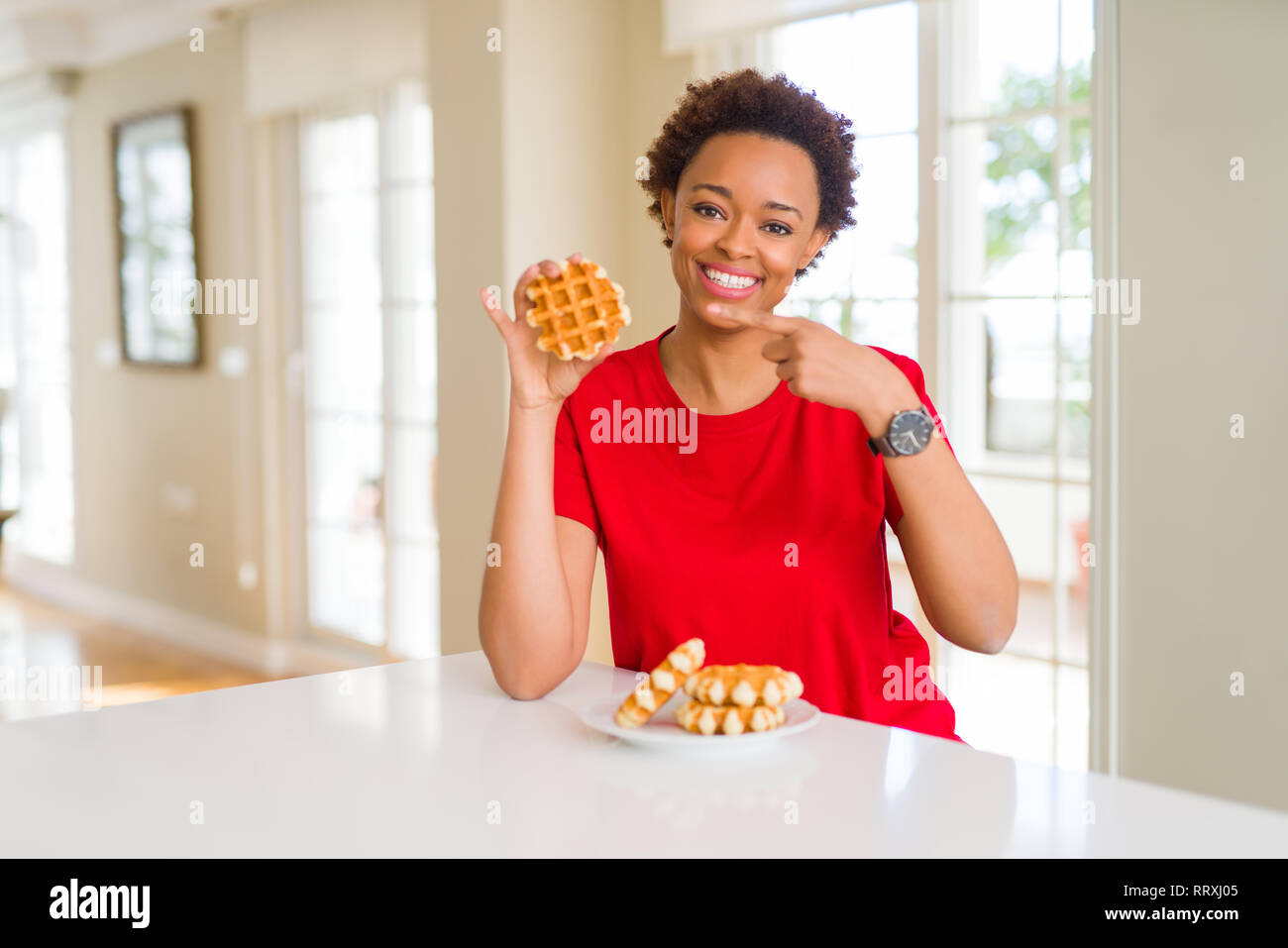 Waffle marking hi-res stock photography and images - Alamy