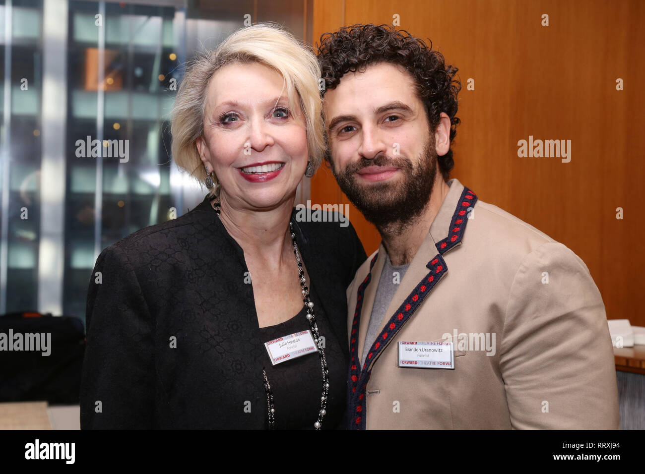 2019 Theatre Forward's Broadway Roundtable held at UBS Headquarters ...