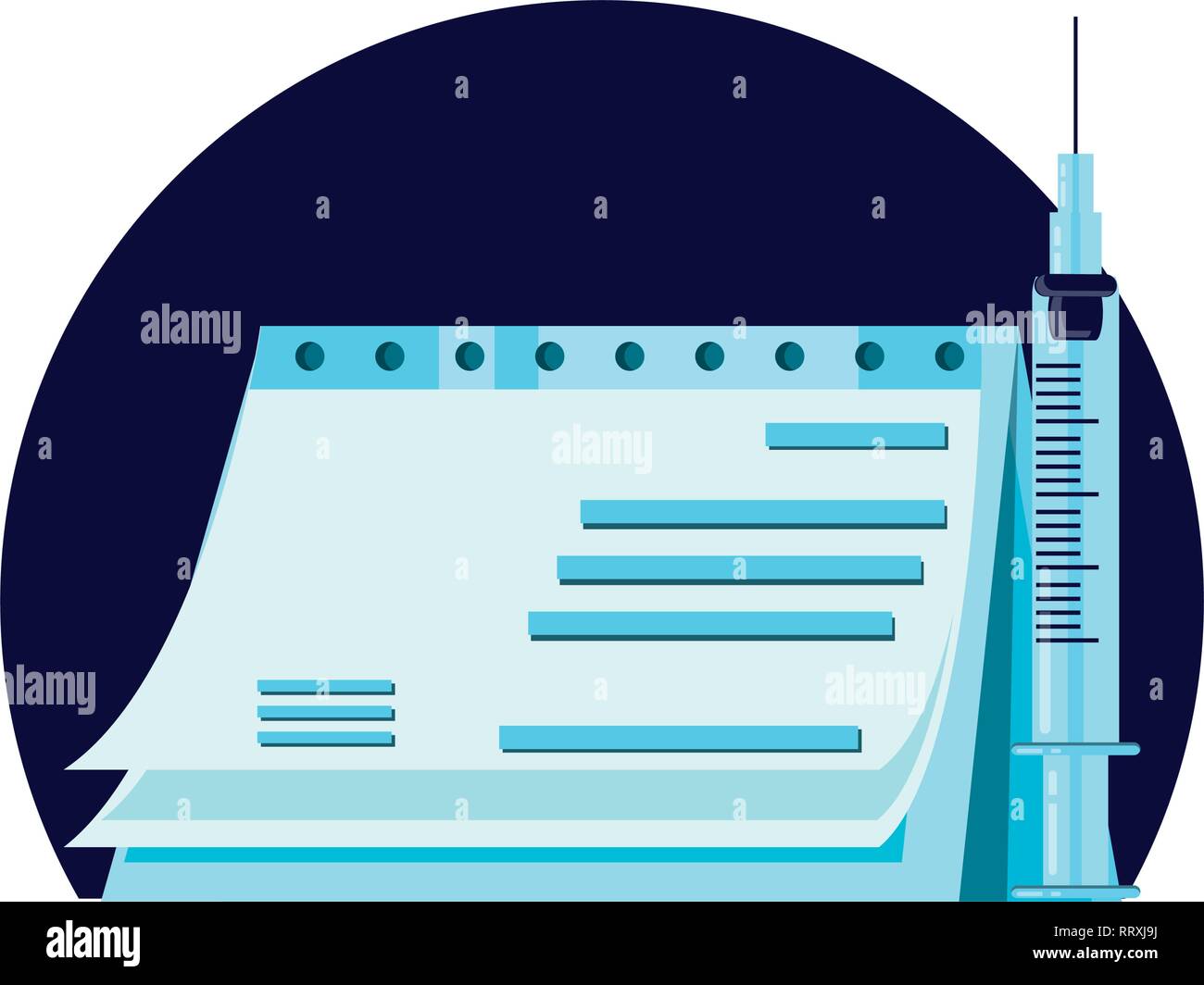 Vaccination reminder Stock Vector Images - Alamy