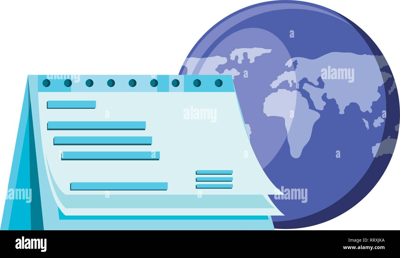 Globe world calendar date ecology save hi-res stock photography and ...