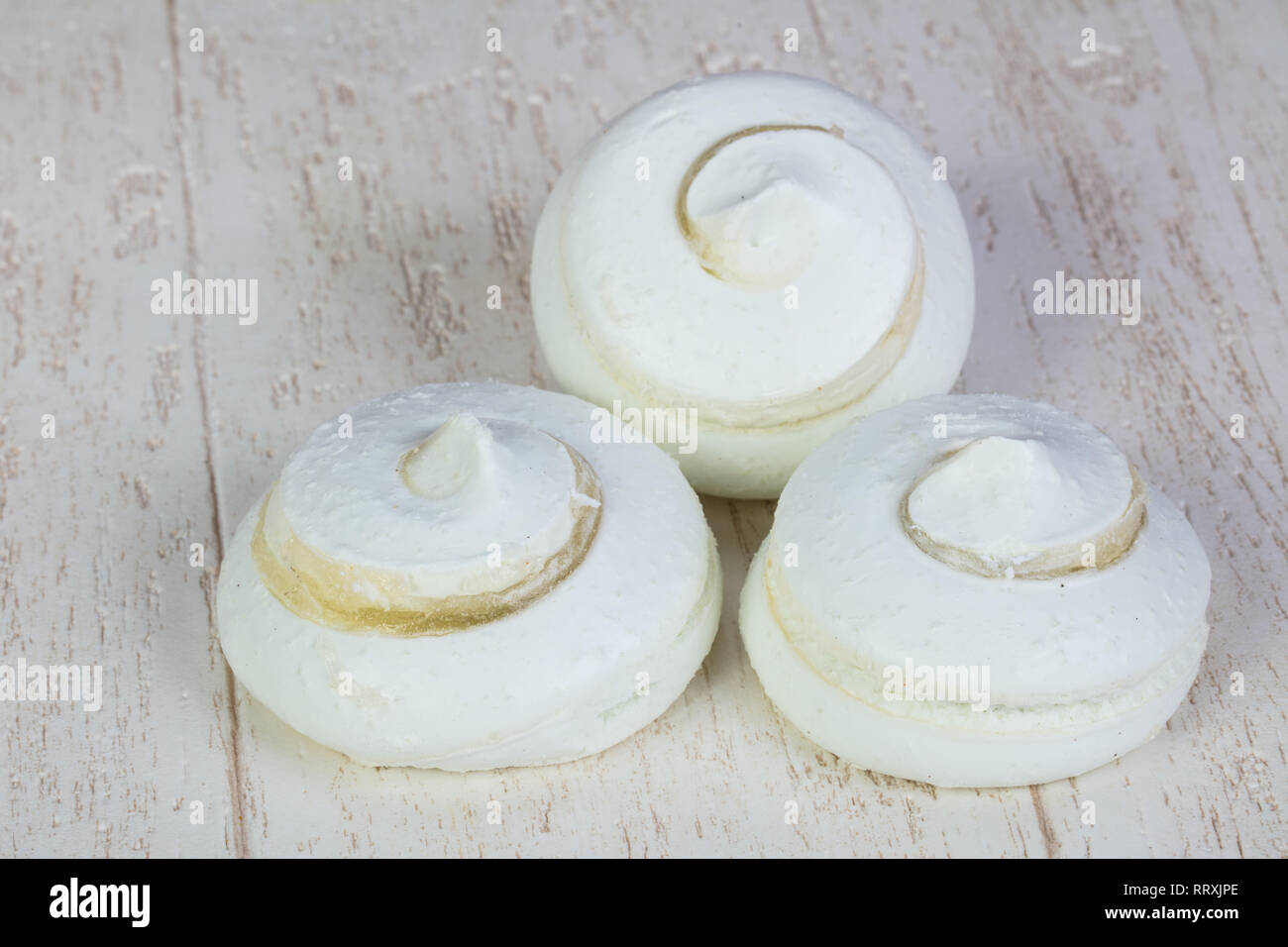 Delicious, soft and sweet meringues cookies Stock Photo - Alamy