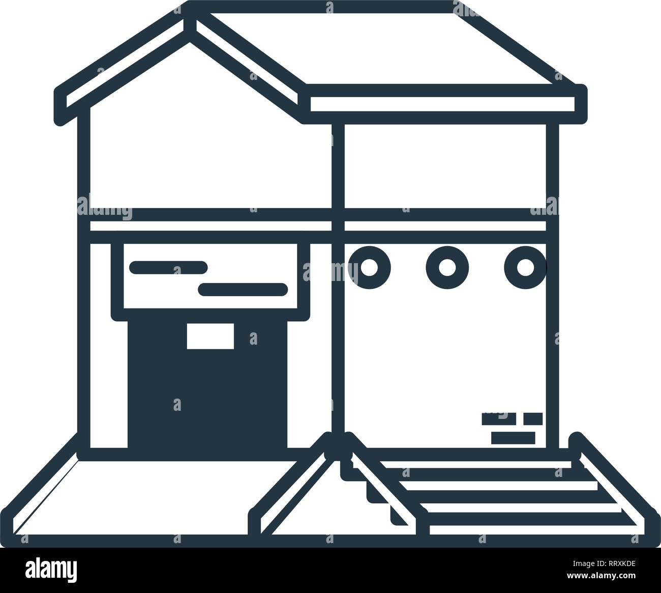 warehouse building isolated icon vector illustration design Stock ...