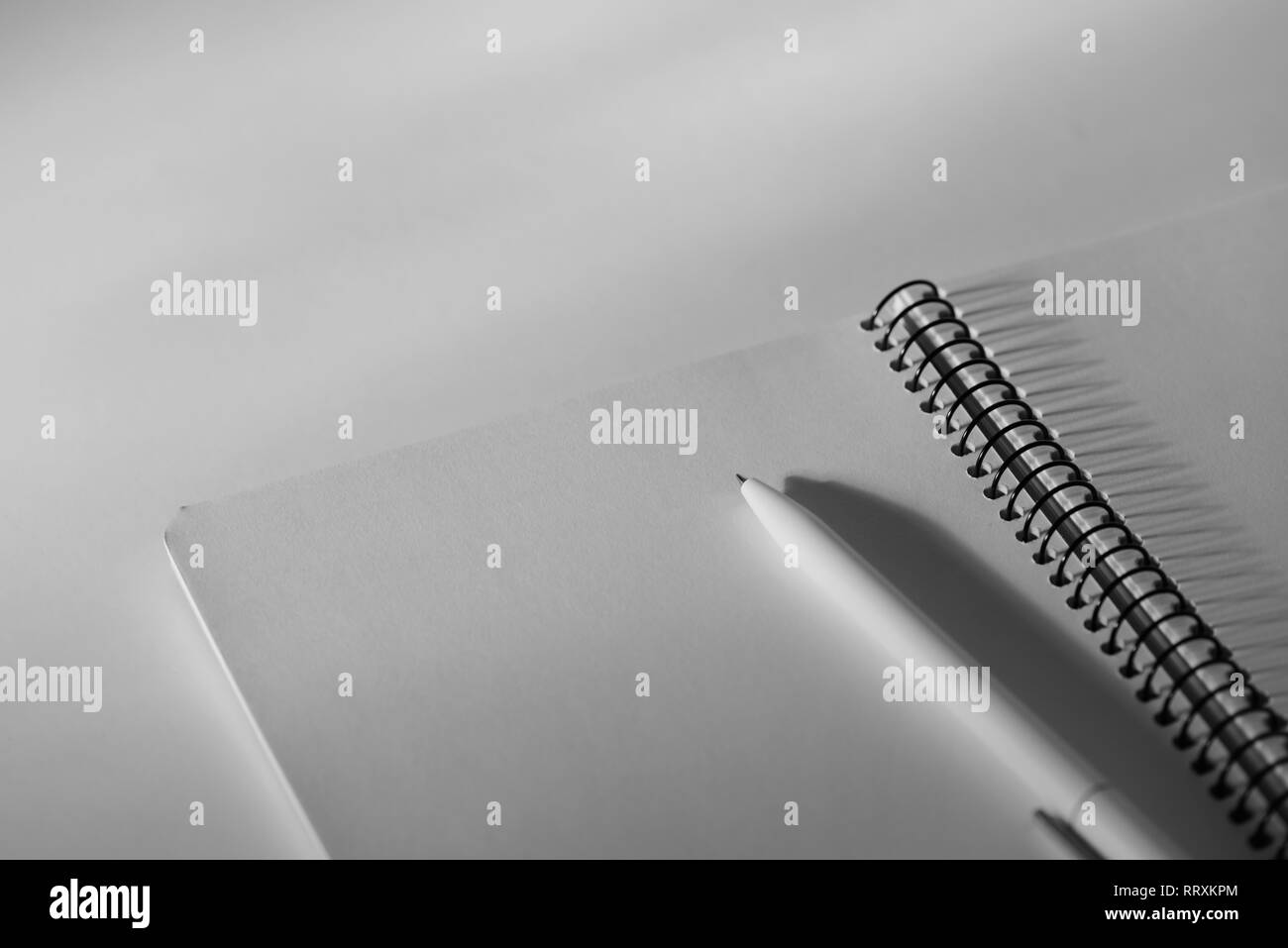 Creative notepad cover Black and White Stock Photos & Images - Alamy