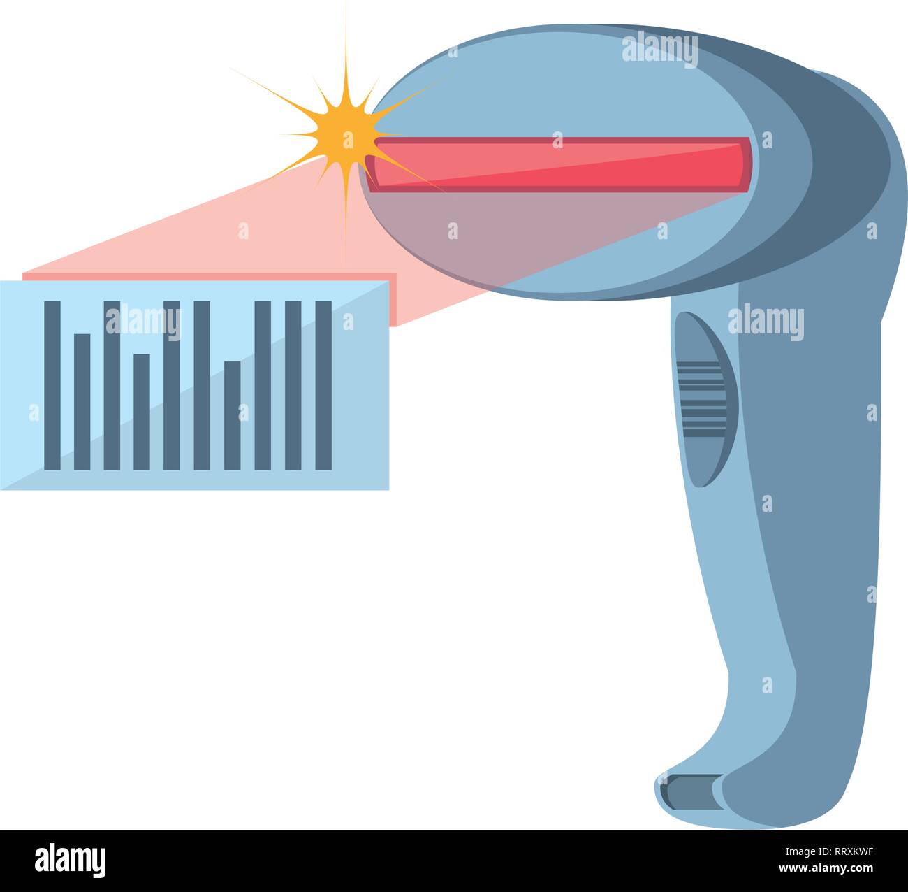 Optical laser scan Stock Vector Images - Alamy