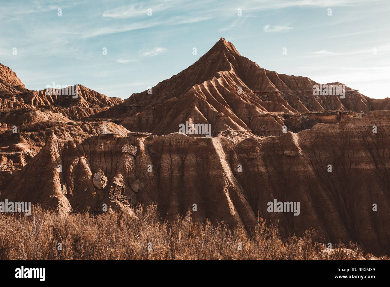 Picturesque sandy cliffs in sunlight Stock Photo - Alamy