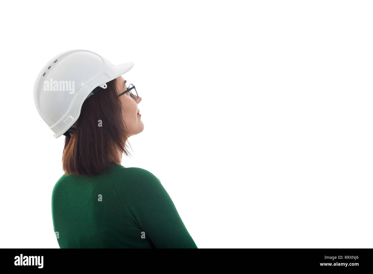Back view portrait woman engineer hi-res stock photography and images ...
