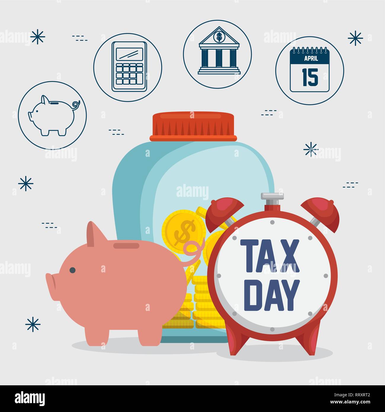 pig safe money and coins currency Stock Vector Image & Art - Alamy