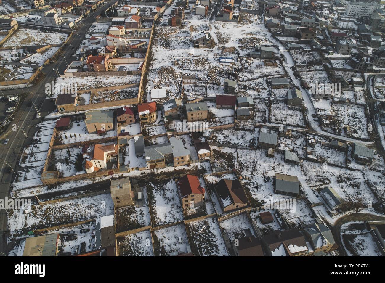 Aerial shot beautiful country town hi-res stock photography and images ...