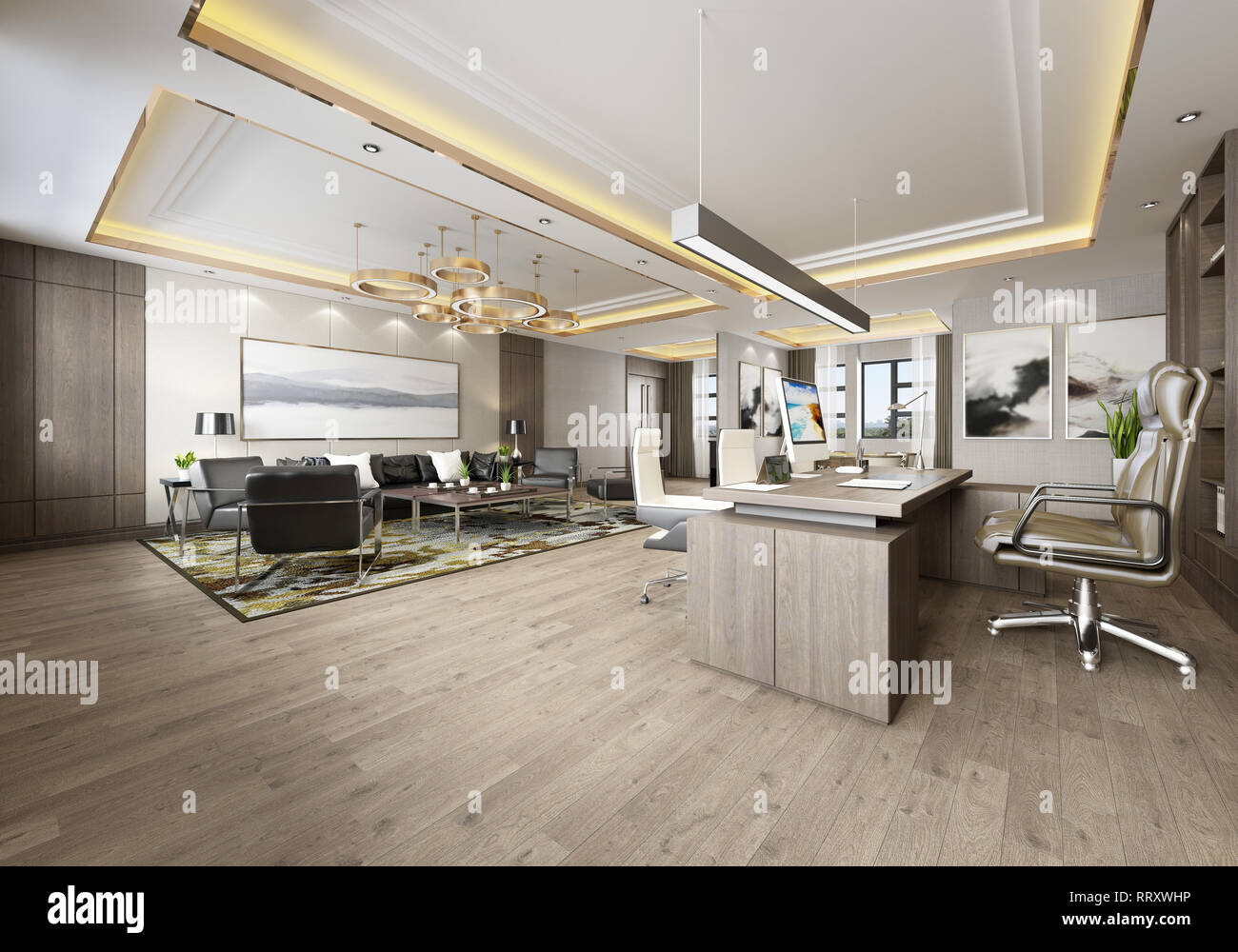 Modern work space hi-res stock photography and images - Alamy