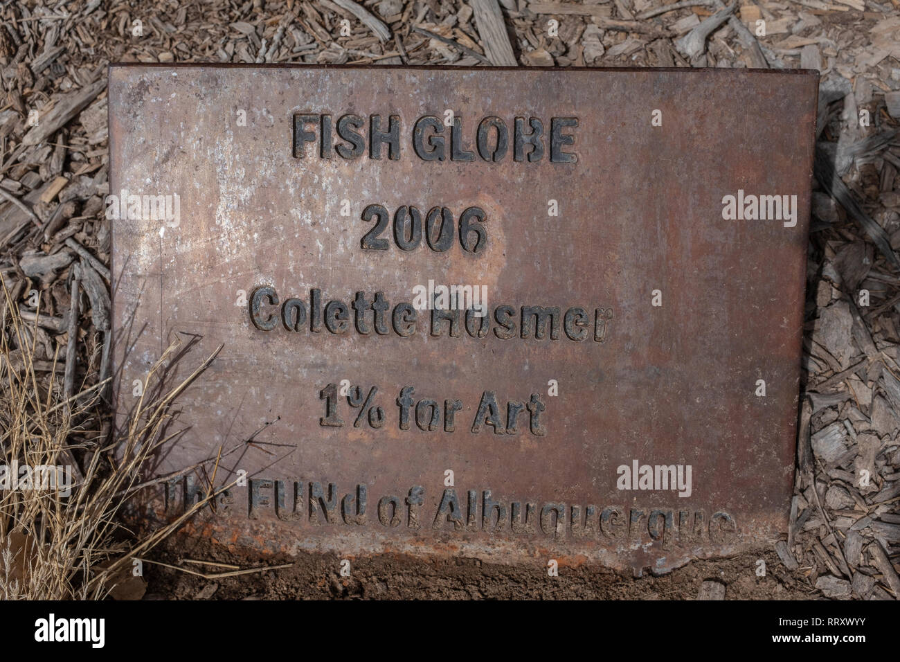 public art sculpture by Colette Hosmer: "Fish Globe," Tingley Beach ...