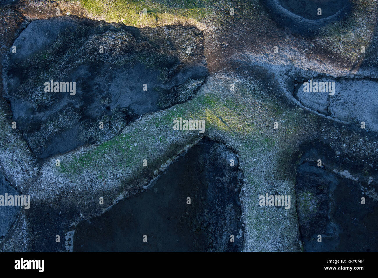 Stone path, breakwater Stock Photo - Alamy