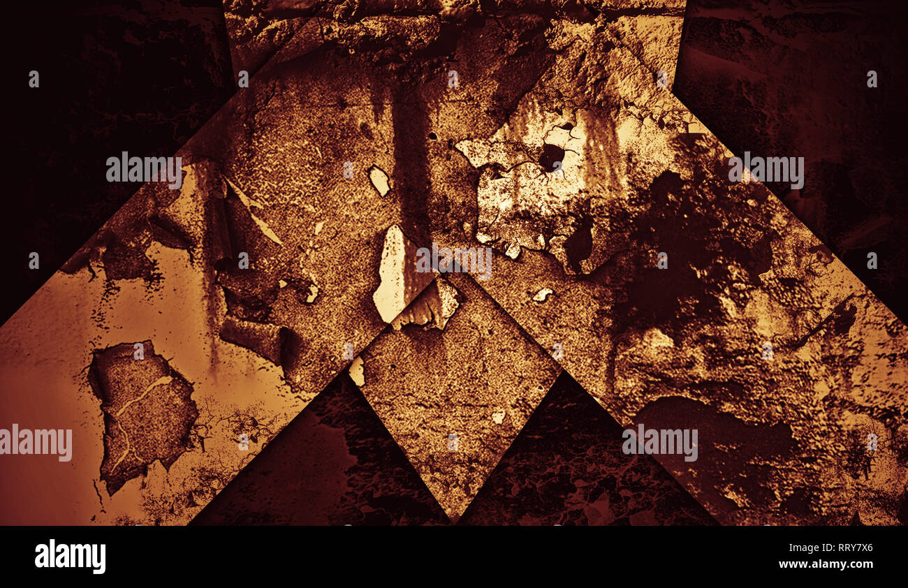 Rusty metallic background. Abstract shape pattern texture for design ...