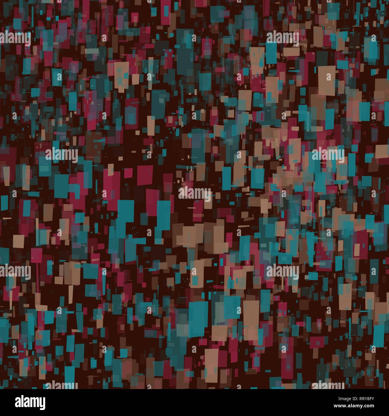 Multi-coloured block paper, electronic / futuristic design ...