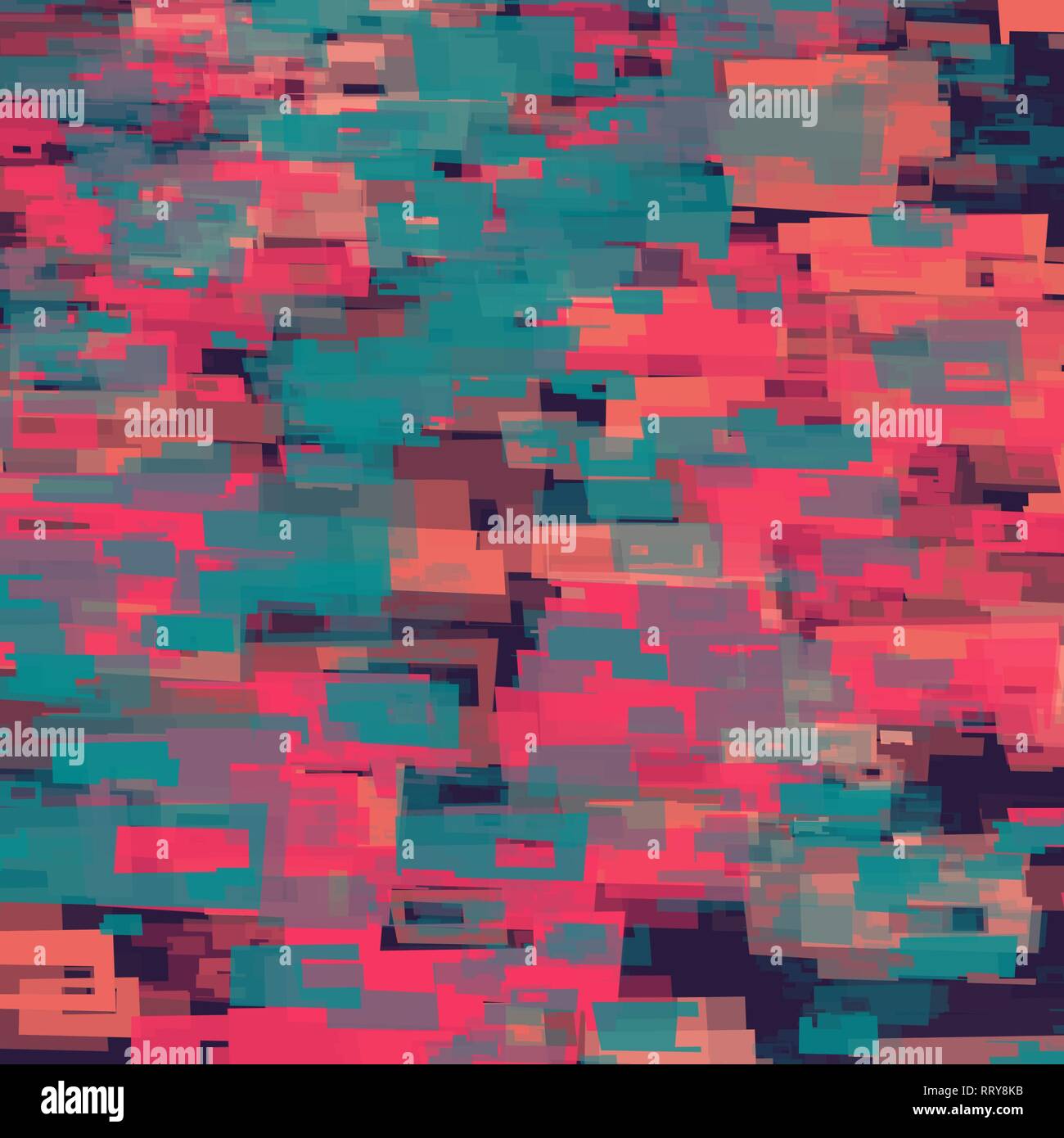 Multi-coloured block paper, electronic / futuristic design ...