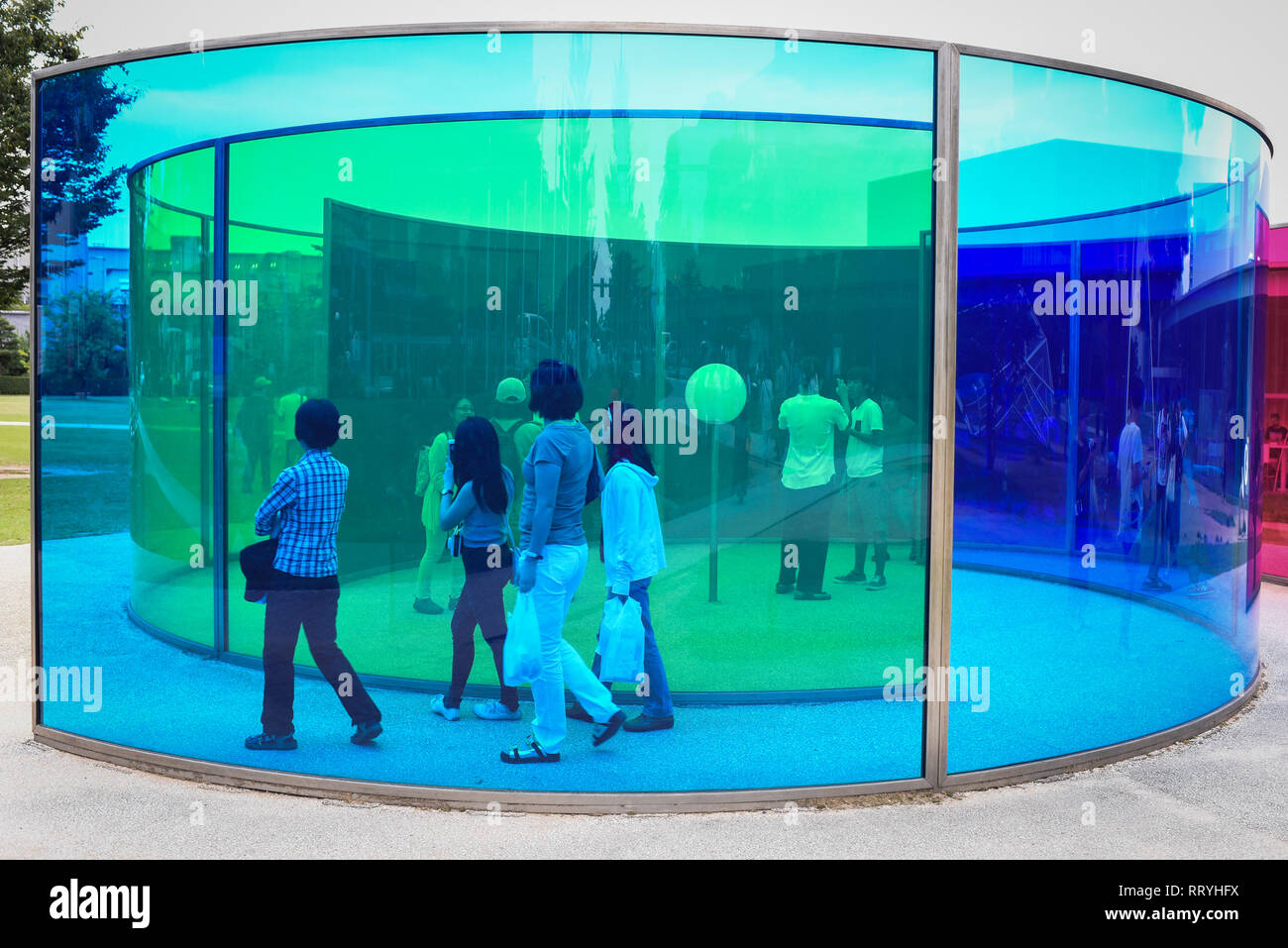 21st Century Museum of Contemporary Art, Kanazawa, Japan Stock Photo ...