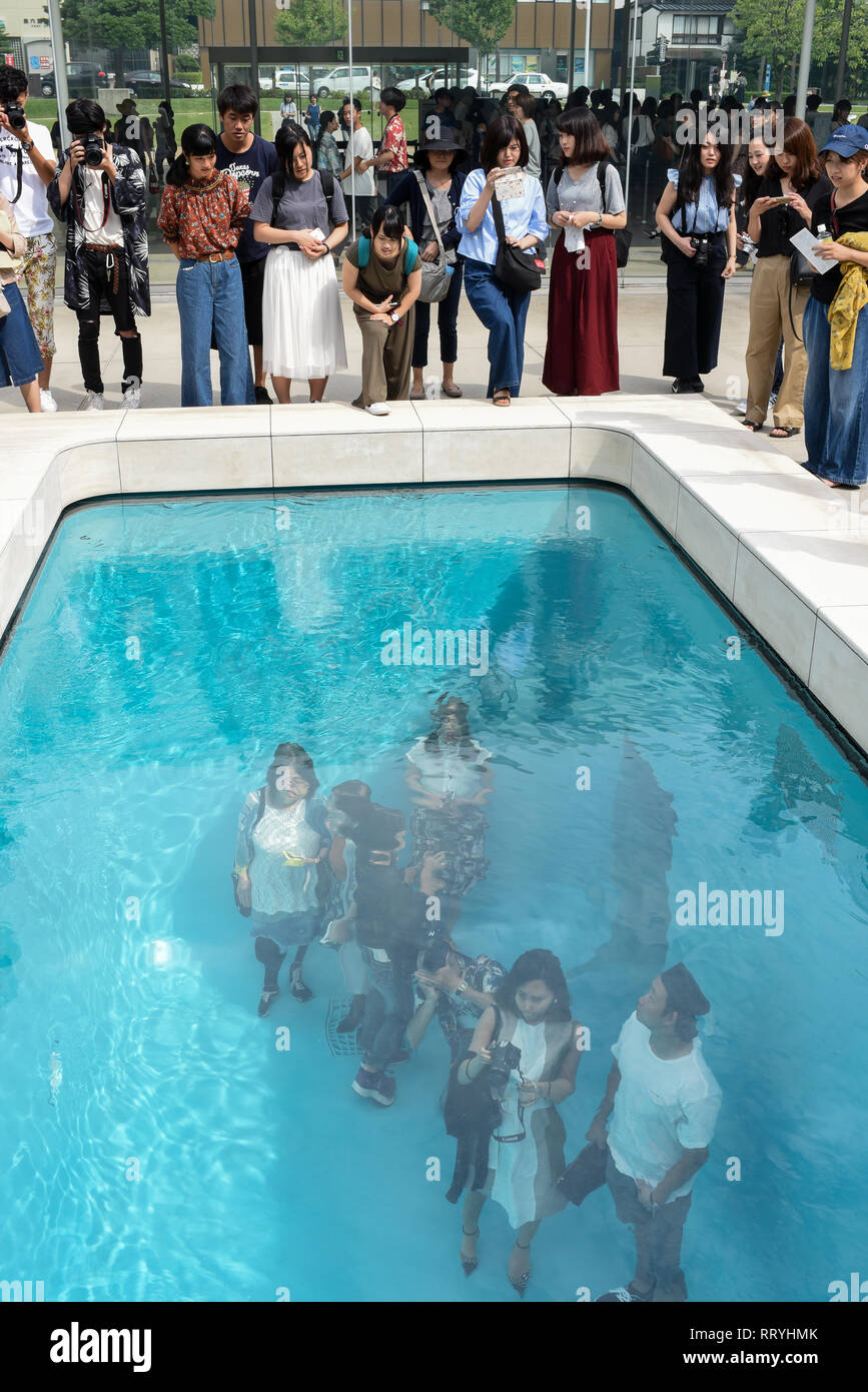 The Swimming Pool, by artist Leandro Erlich, permanently exhibited at ...