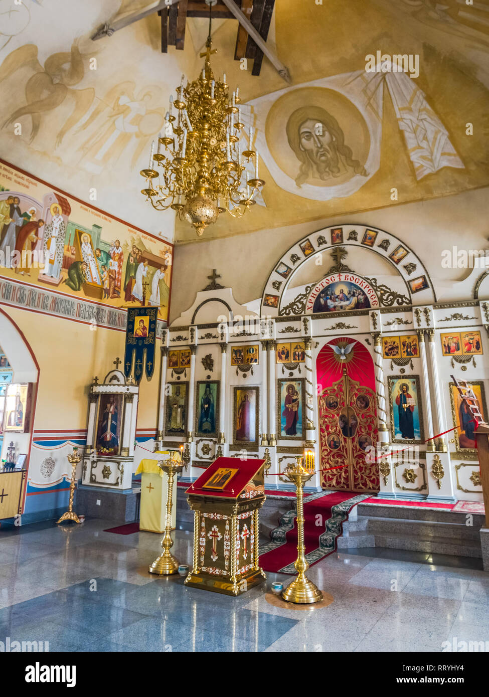 Irkutsk, Russia - August 24, 2016: The sights of Irkutsk, streets and ...