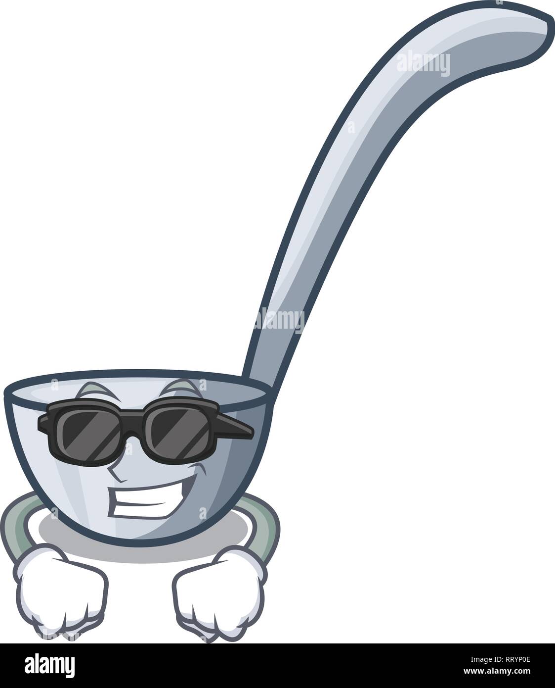 Super cool cartoon ladles a on the shelf Stock Vector Image & Art - Alamy