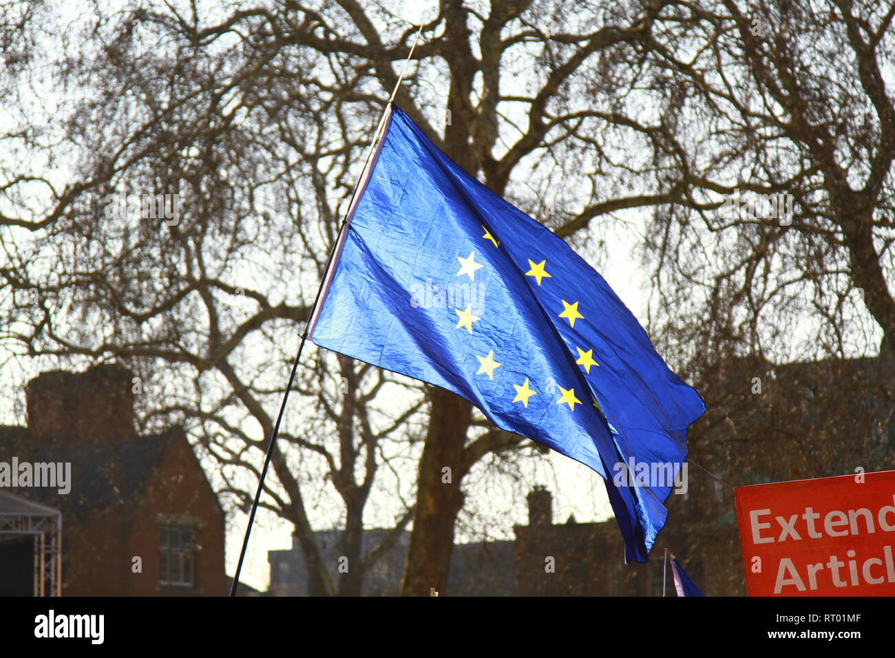 Remainers flags hi-res stock photography and images - Alamy