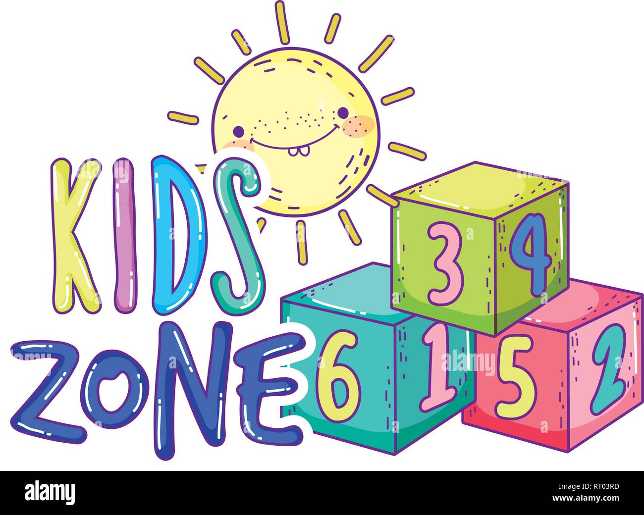 Kid sun block Stock Vector Images - Alamy