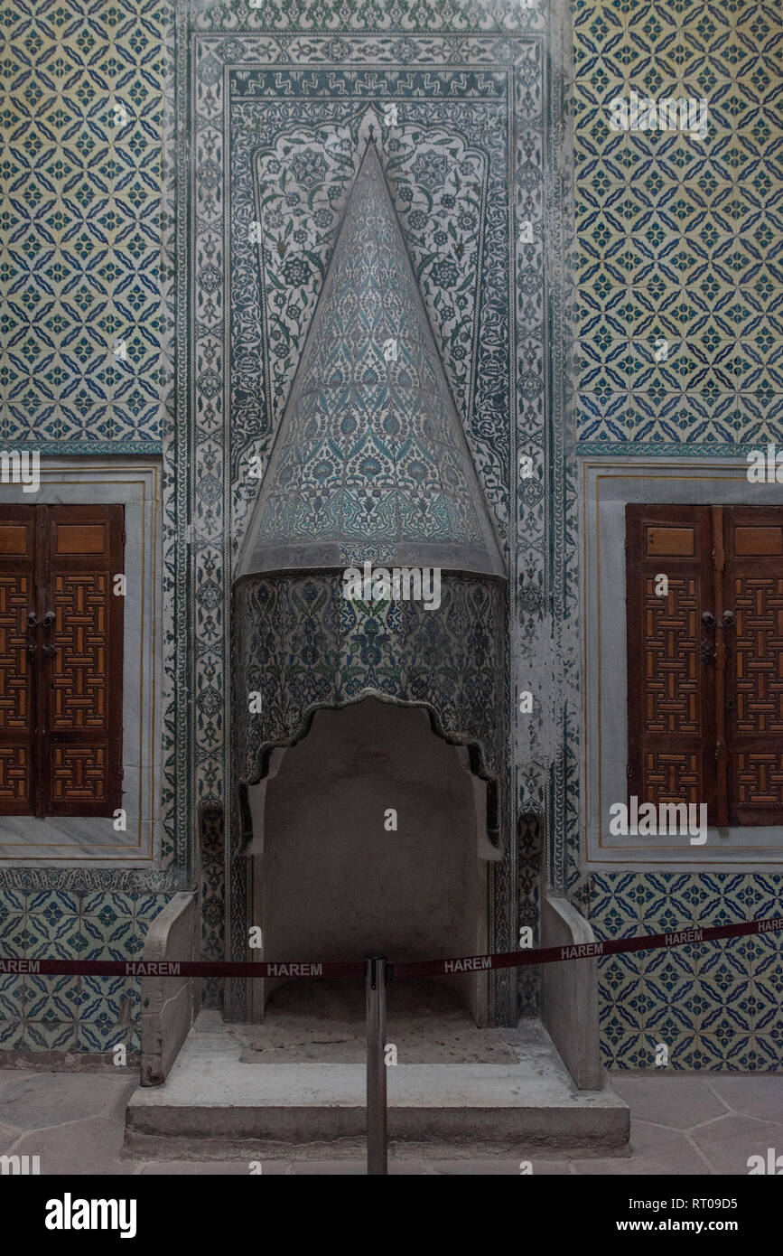 An ancient heating oven in the emperor's palace in Istanbul Stock Photo ...